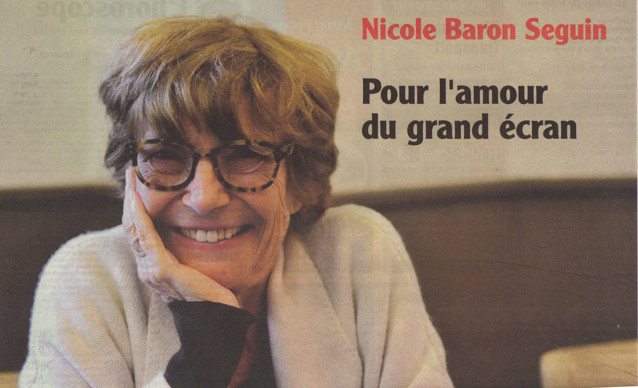 Depuis sa création en 2003, l’Atelier est animé bénévolement par Nicole Baron Seguin, cinéaste ...